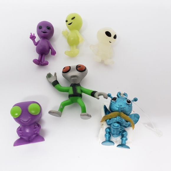 Toys | Space Alien Extraterrestrial Ant Parachute Aliens Toy Lot 6 ...